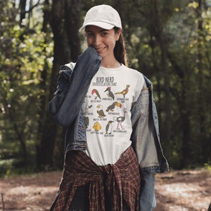 Bird Watchers Funny Bird Identification Chart Ornithologist T-shirt - Etsy