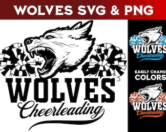 Wolves SVG Wolves Mascot Svg Wolves SVG for Cricut or Silhouette School ...
