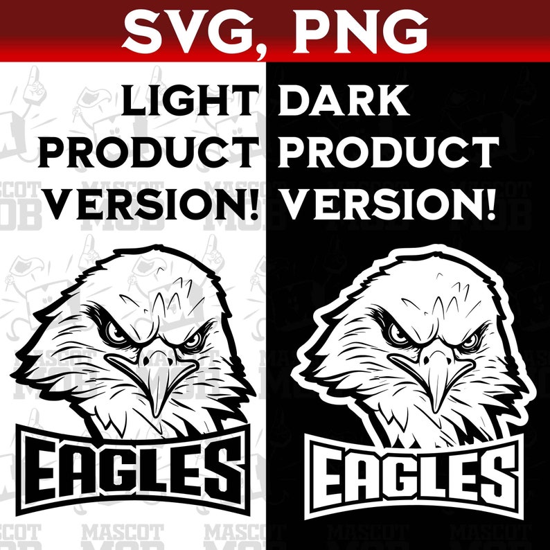 Eagles SVG Eagles SVG Mascot Eagle Mascot Svg Eagles SVG for Cricut or ...