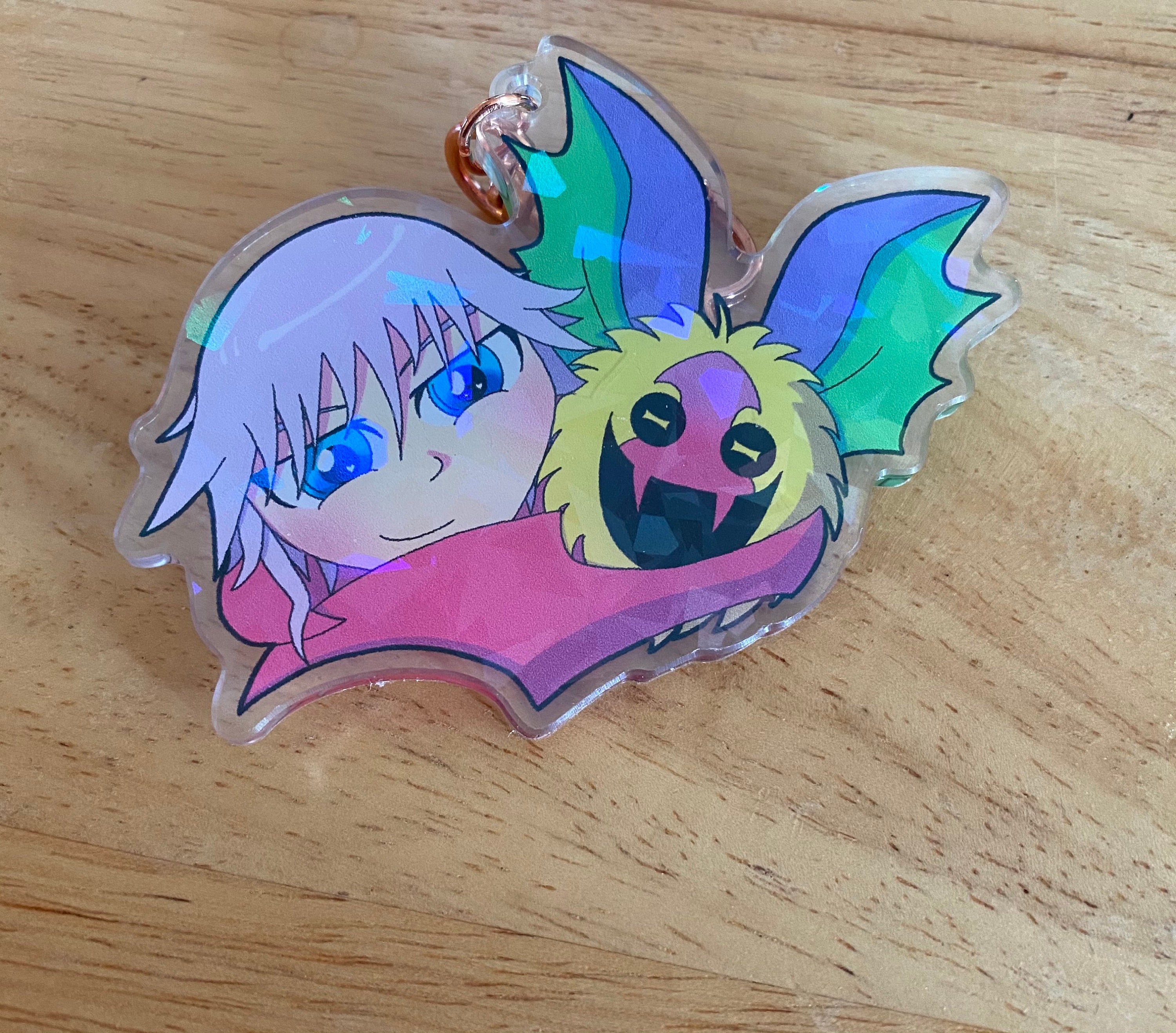 Riku et Komory Bat Acrylique Charme - Etsy France