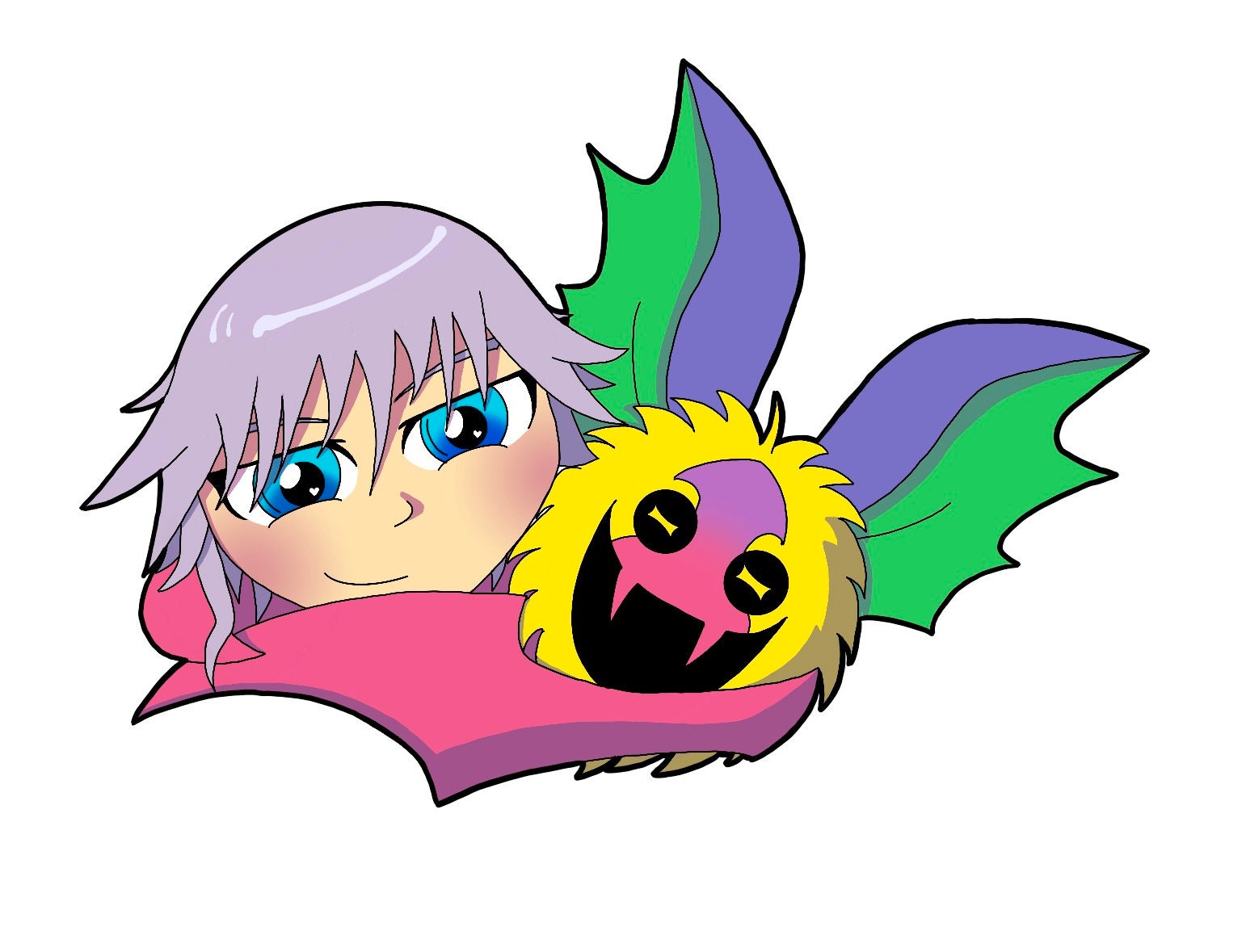 Riku et Komory Bat Acrylique Charme - Etsy France