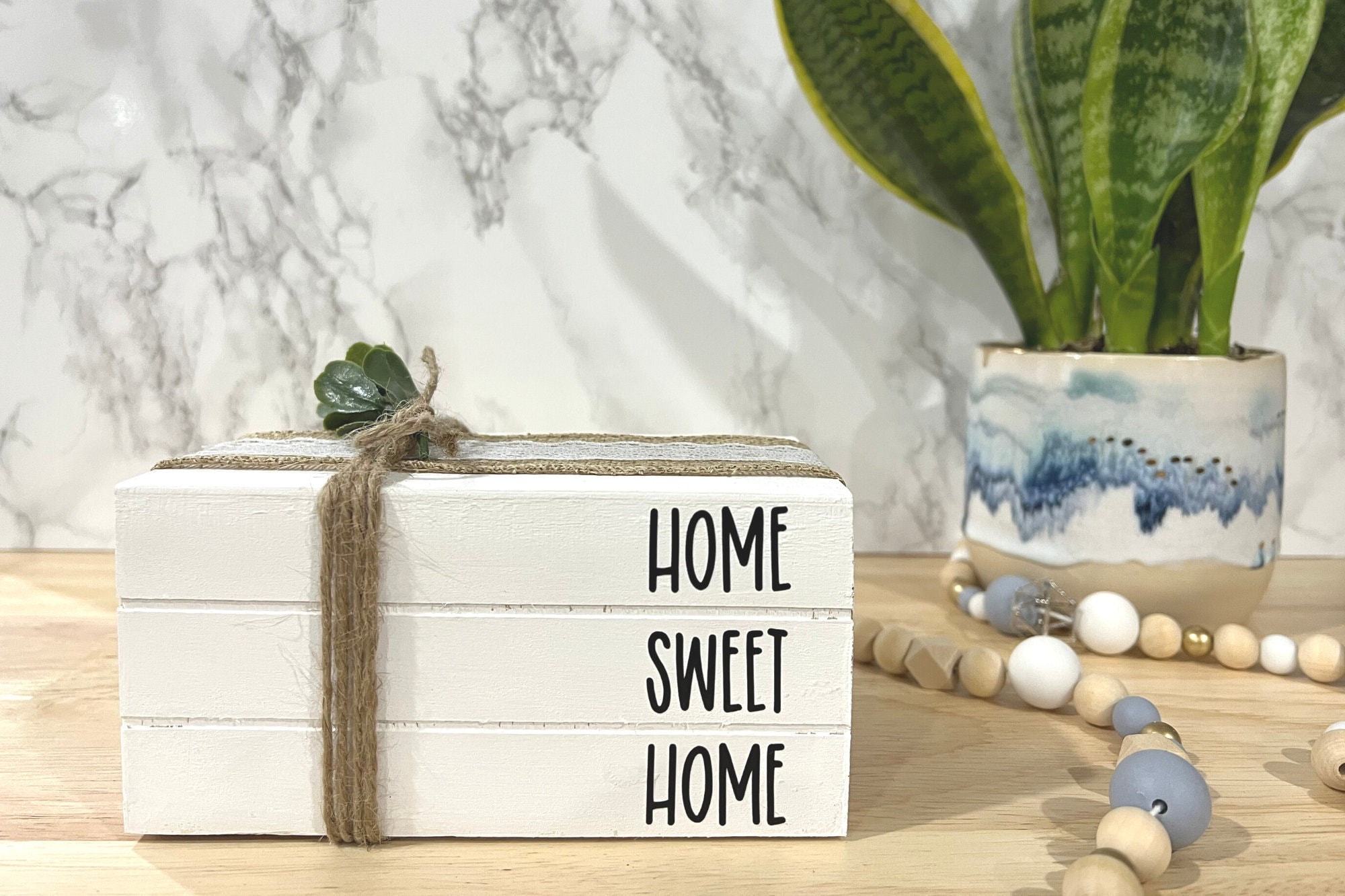Faux Book Stack Wooden Book Stack Decorative Book Stack Book Stack ...