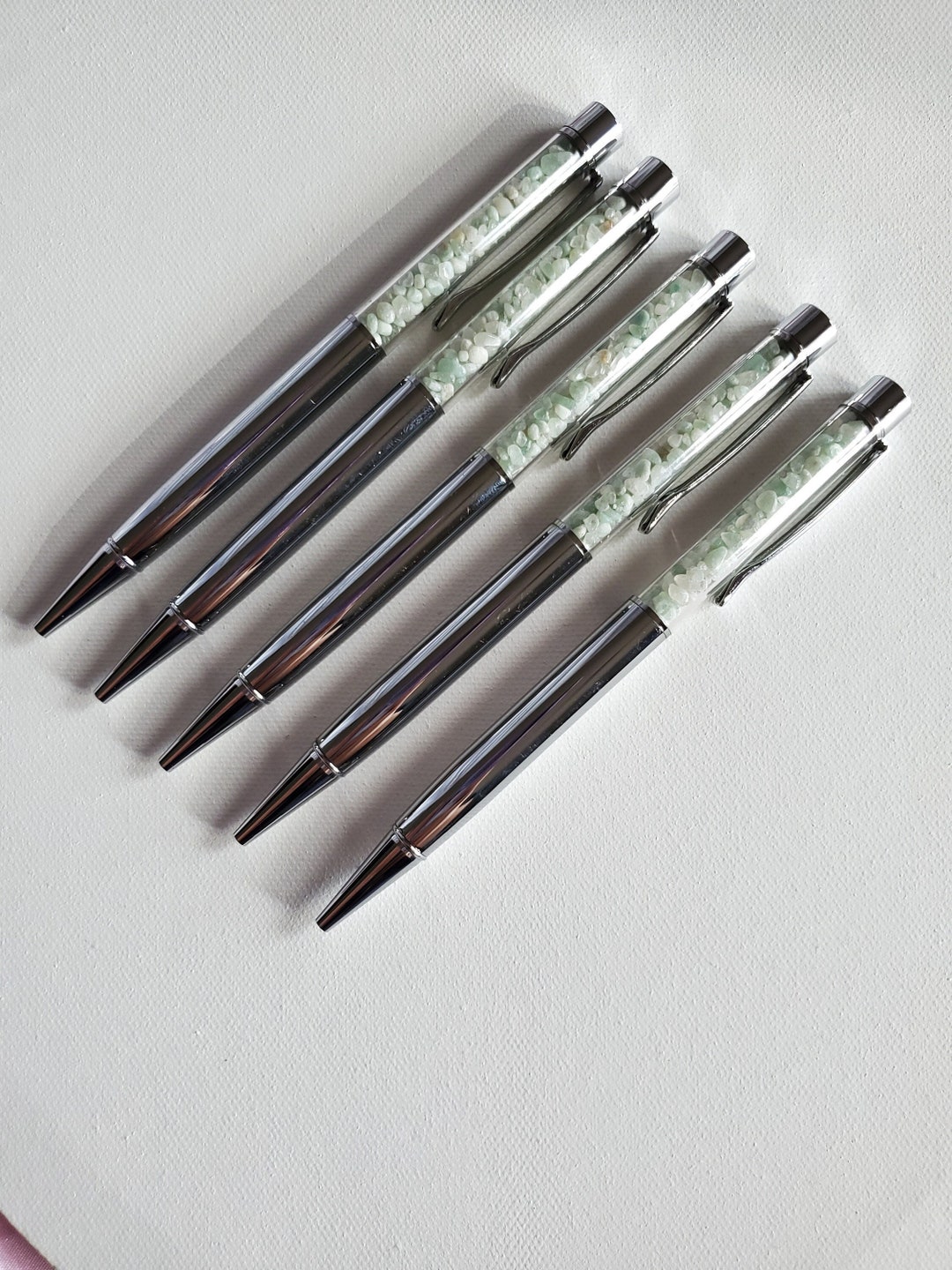 Aventurine Crystal Pen | Quartz | Crystals | Stationery | Custom Pen ...