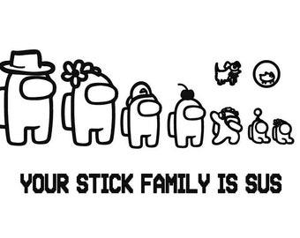 Sus Decal | Etsy
