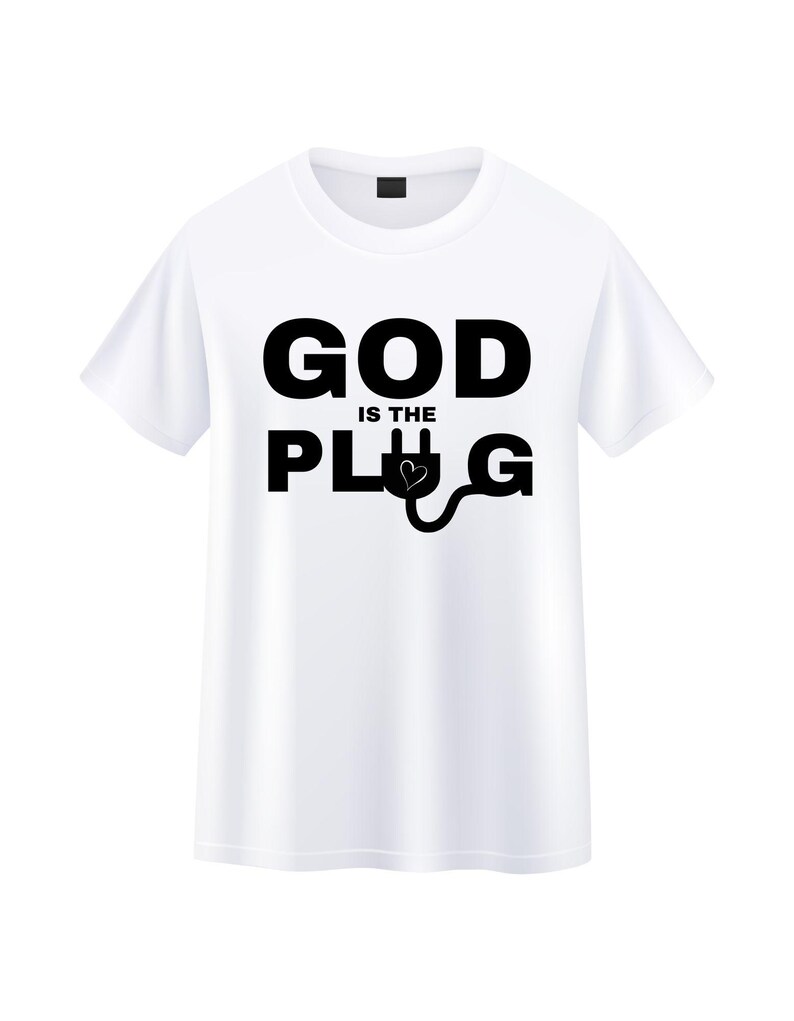 God is the Plug Cricut, Silhouette, Pdf, Svg, Png, Jpg - Etsy