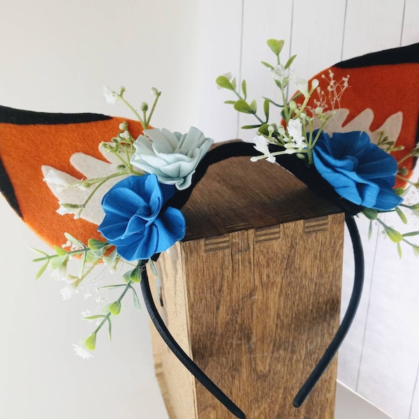 Fox Flower Crown - Etsy