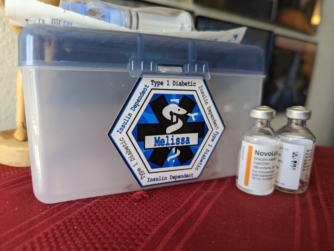 Personalized Diabetic Stickers for Containers (containers Not Included ...