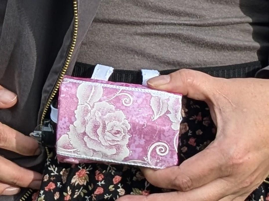 Pink Blossom Glow Handmade Insulin Pump Case - Etsy