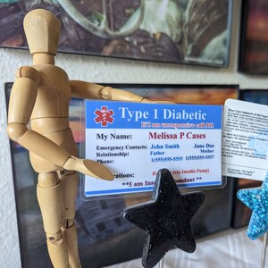 Personalized Diabetic Medical Alert Card: Wallet Size - Etsy