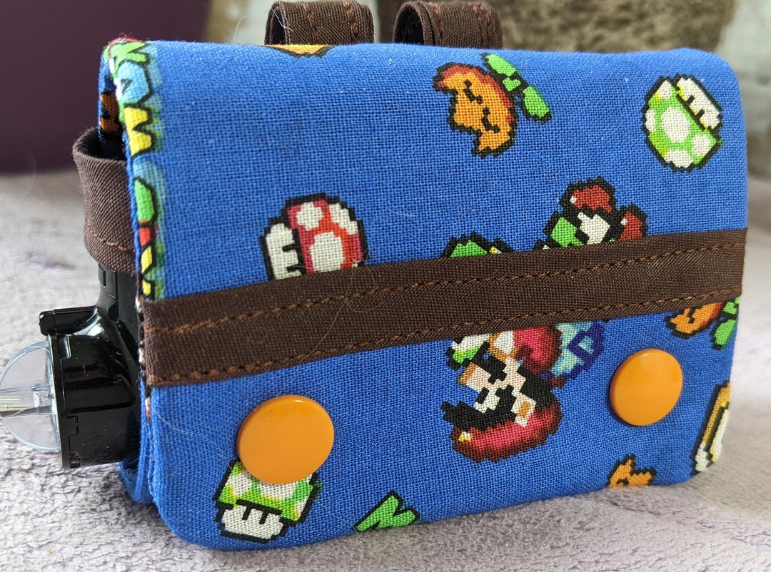 Super Mario Insulin Pump Case With Snaps - Etsy