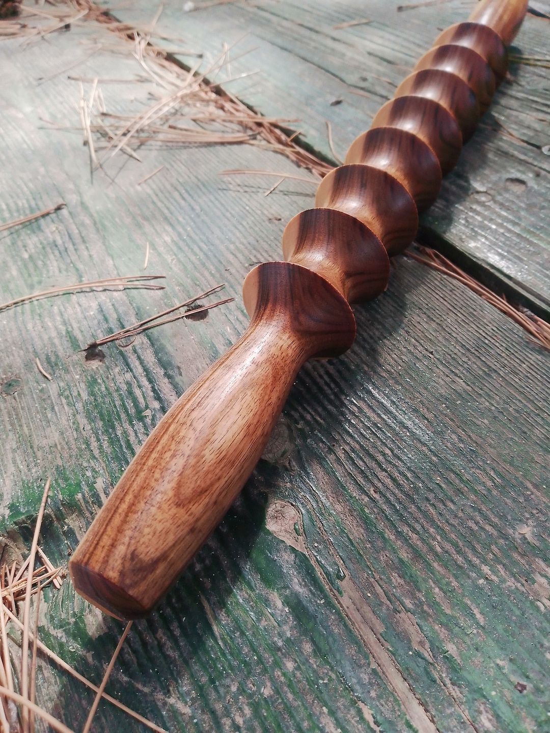 WOOD ROLLING PIN, Handmade Rolling Pin, Special Rolling Pin, Walnut ...