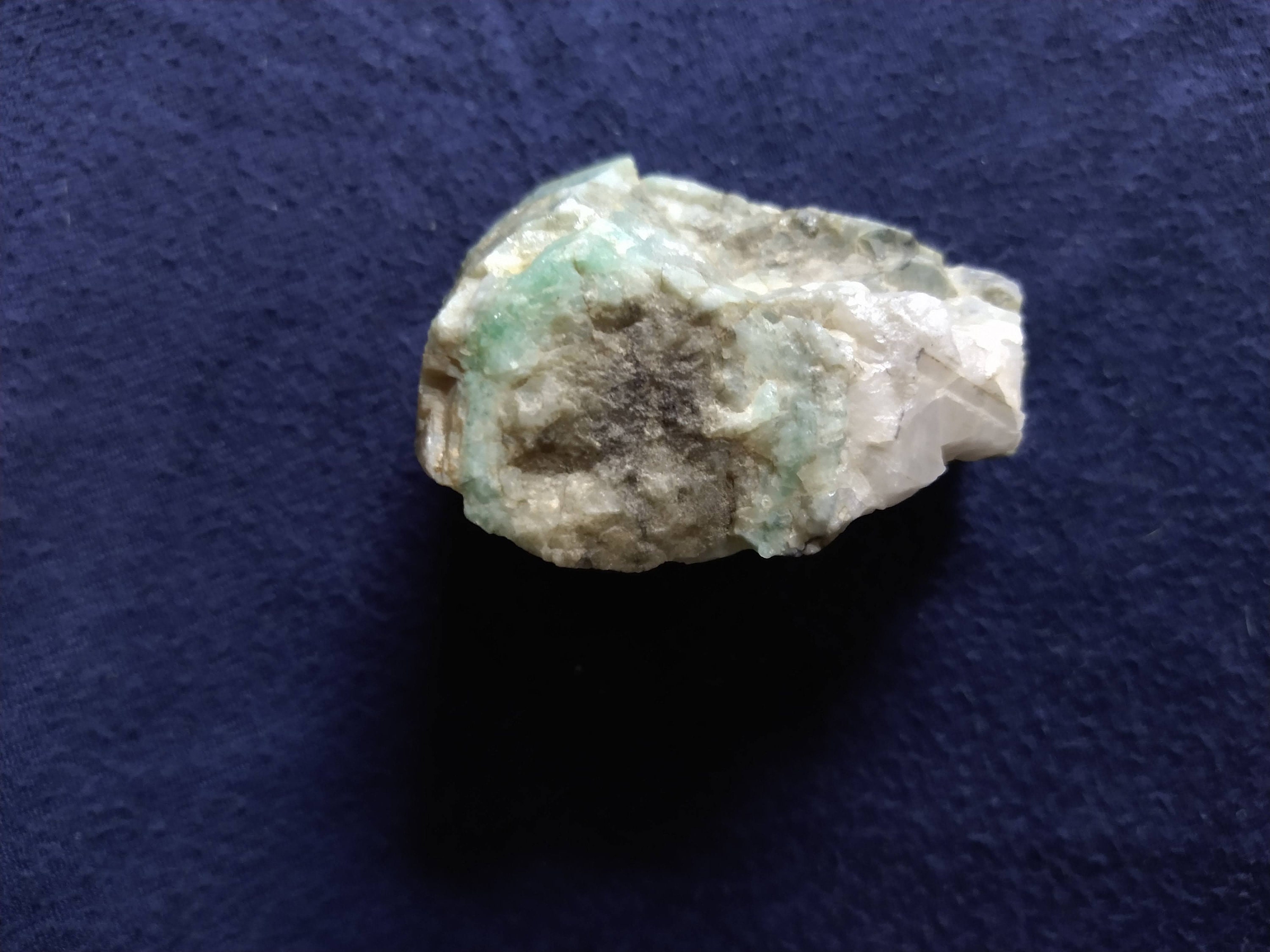 Rough Emerald Crystal in Host Rock - Etsy