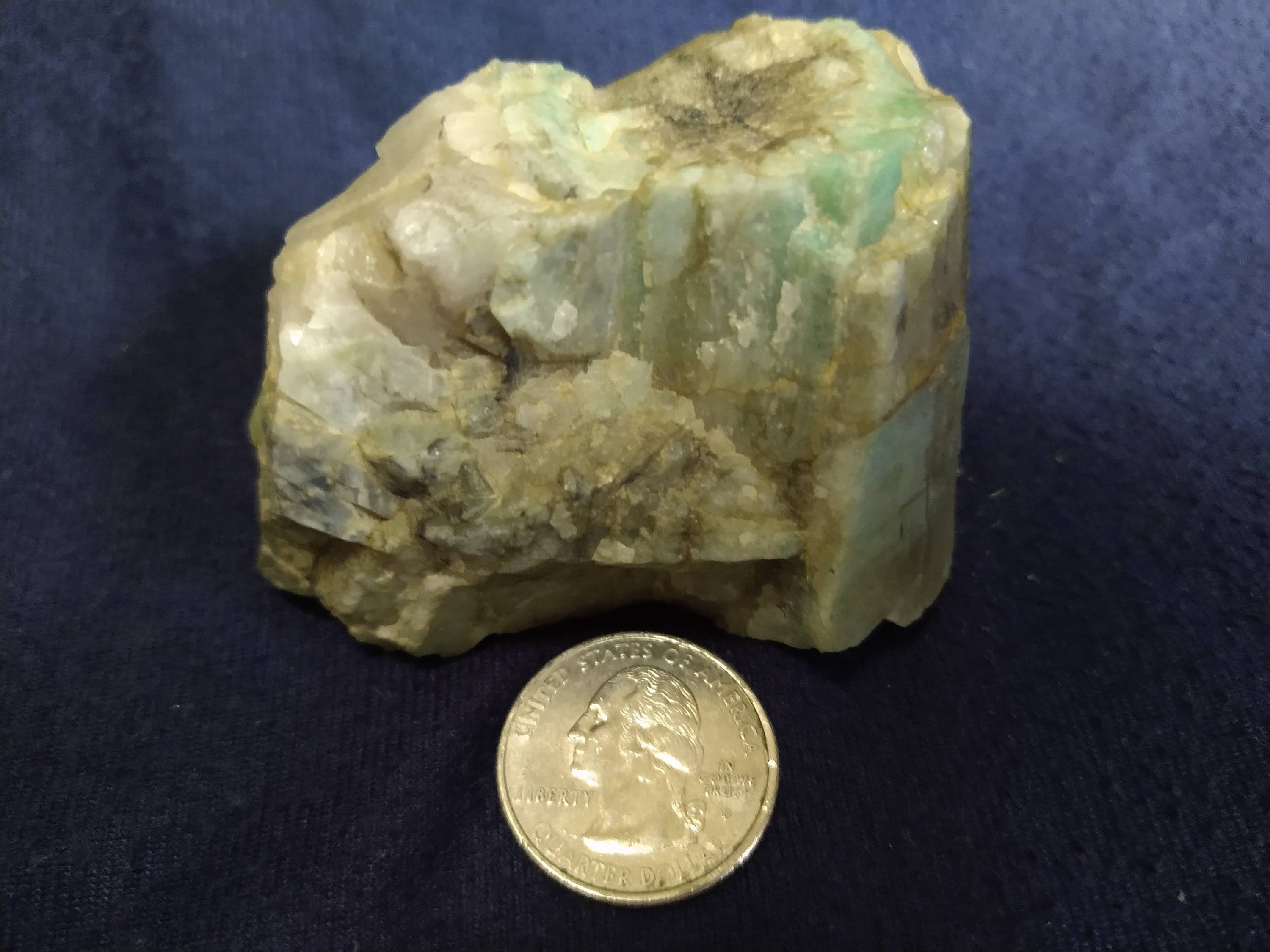 Rough Emerald Crystal in Host Rock - Etsy