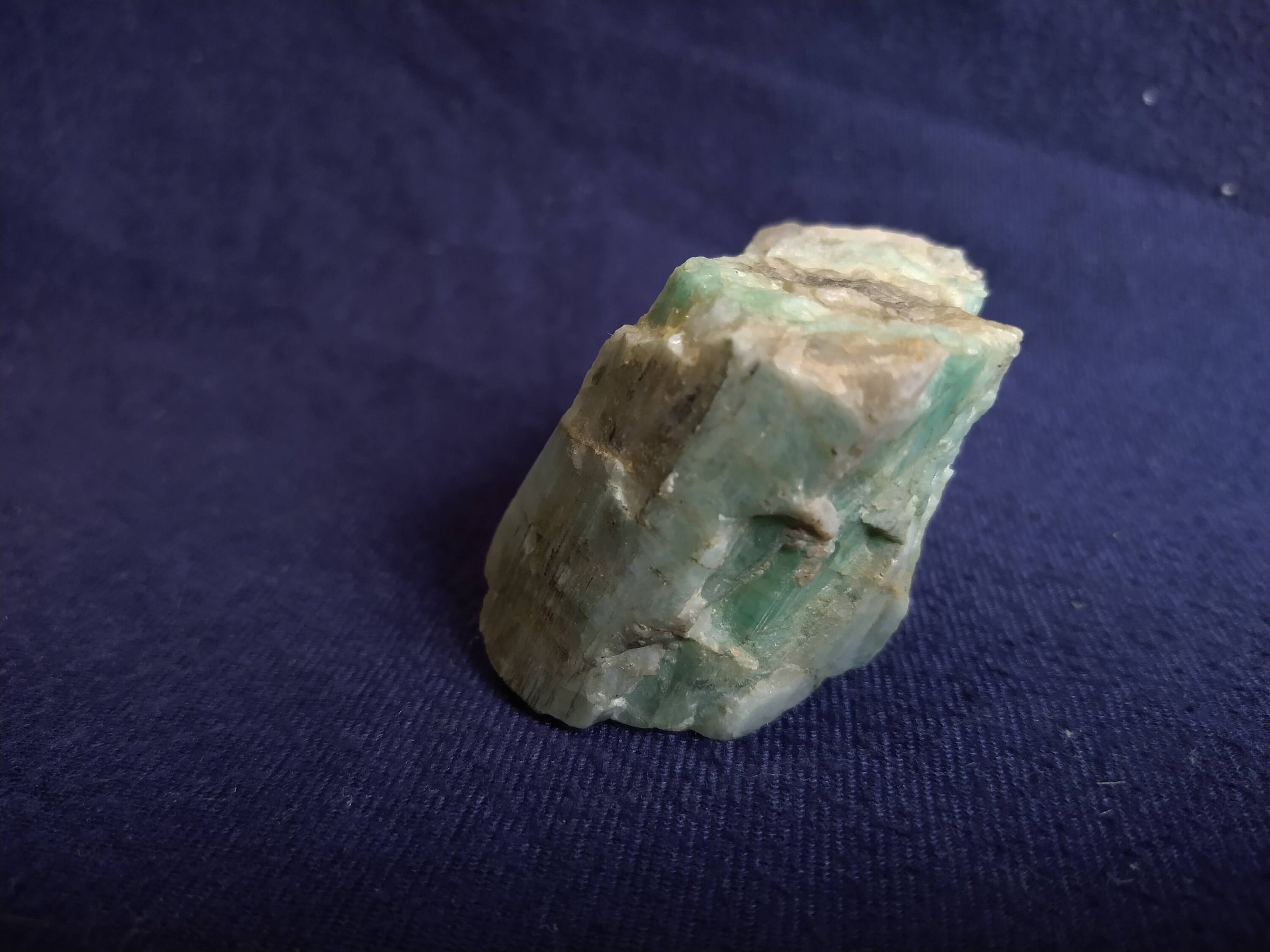 Rough Emerald Crystal in Host Rock - Etsy