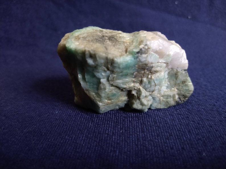 Rough Emerald Crystal in Host Rock - Etsy