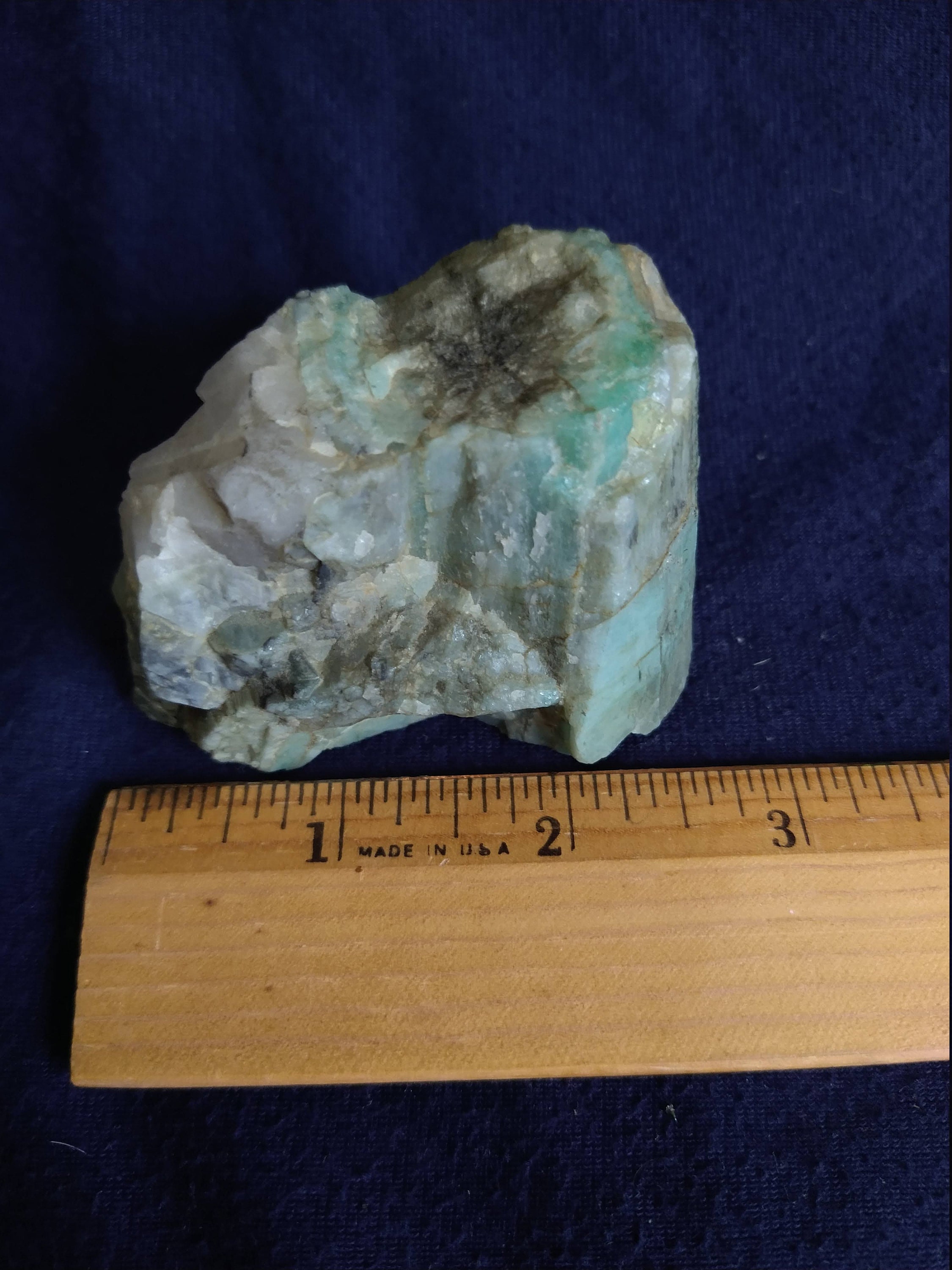 Rough Emerald Crystal in Host Rock - Etsy