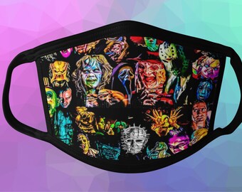 Horror Movie Face Mask | Etsy