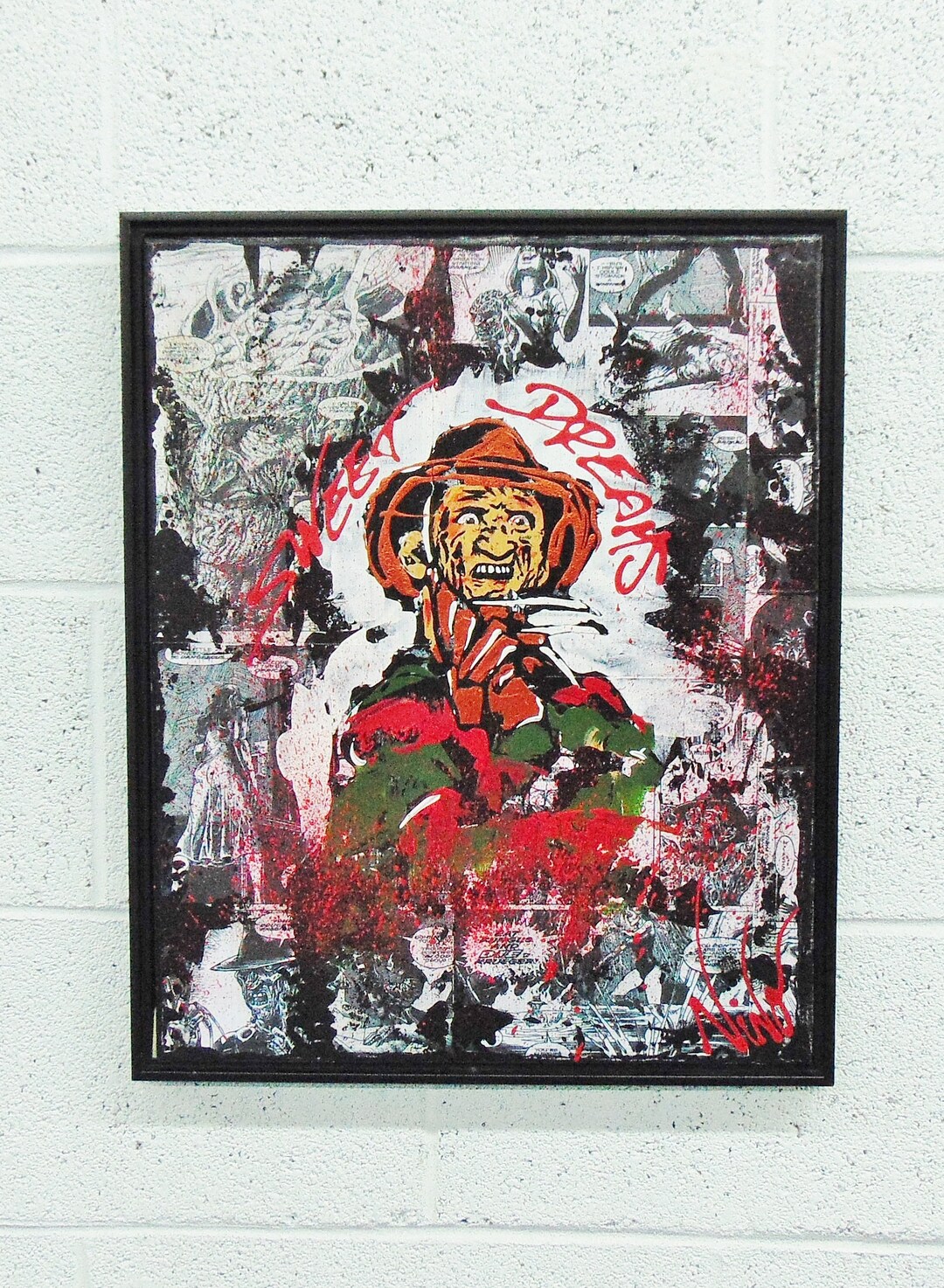 Freddy Krueger nightmare artwork/original Freddy Krueger Painting ...