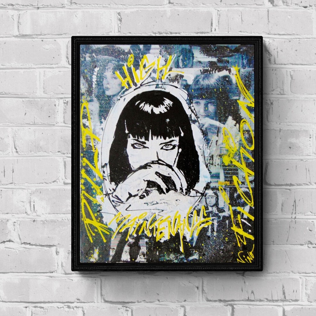 Pulp Fiction Original Artwork/acrylic Painting/contemporary Movie ...