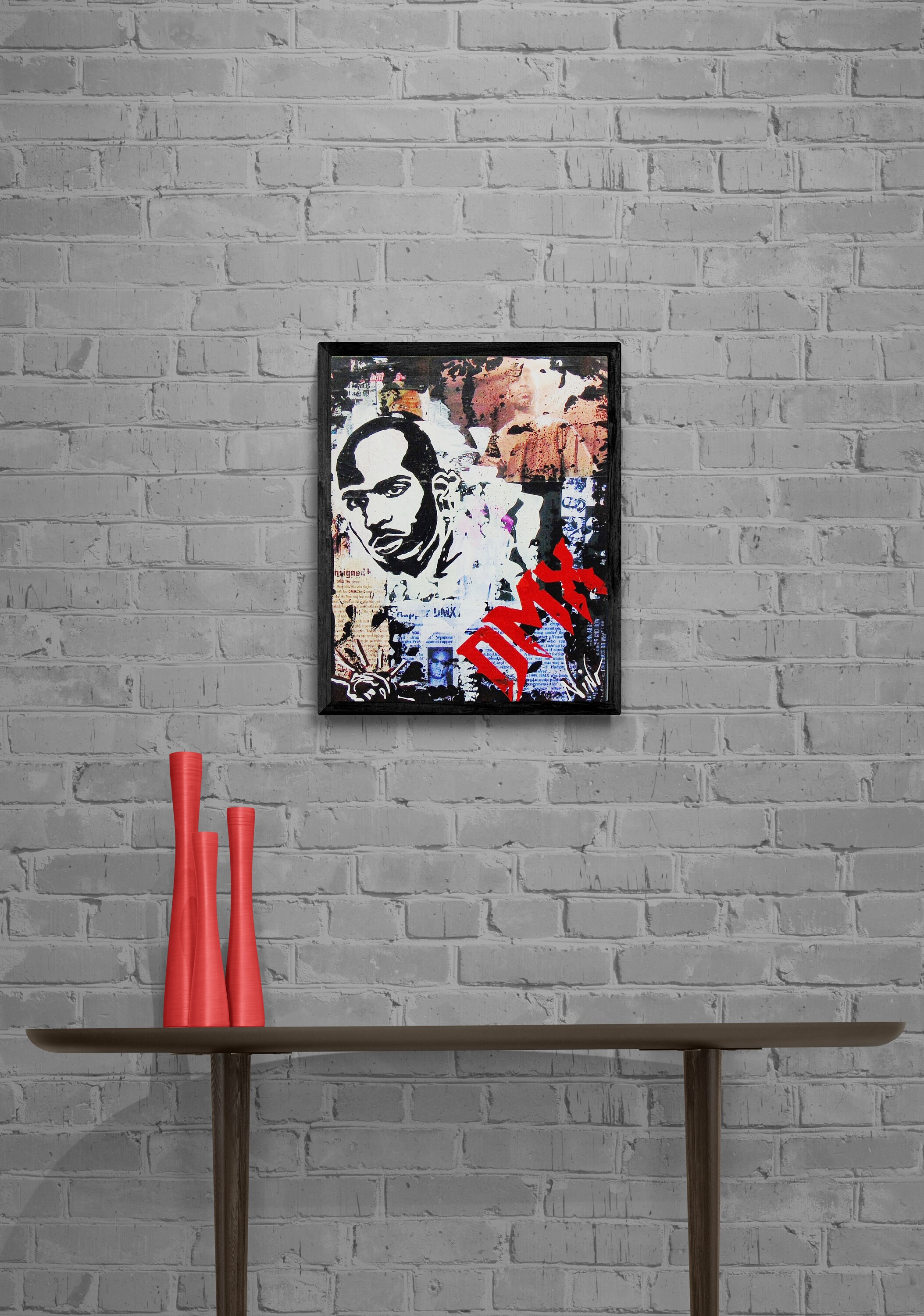 DMX Tribute Artwork/original DMX Painting/acrylic Artwork/stretched ...