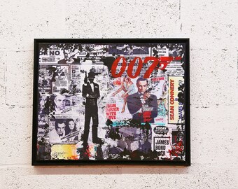 James Bond Collage - Etsy
