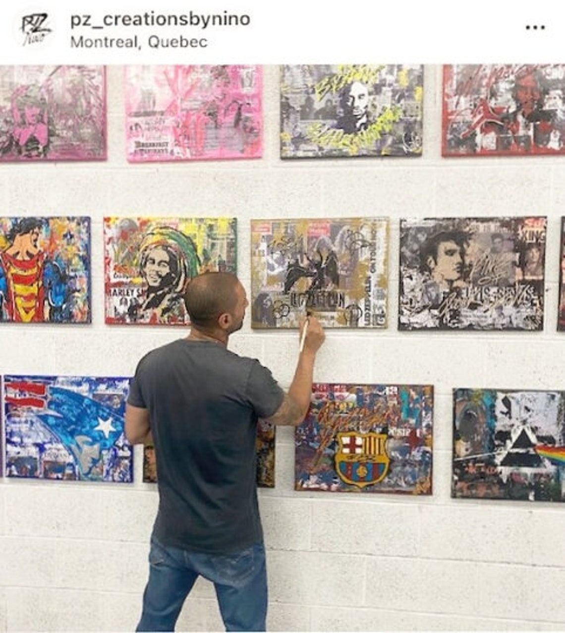 Mickey Mouse''touch of Magic''/original Acrylic Painting/stretched ...