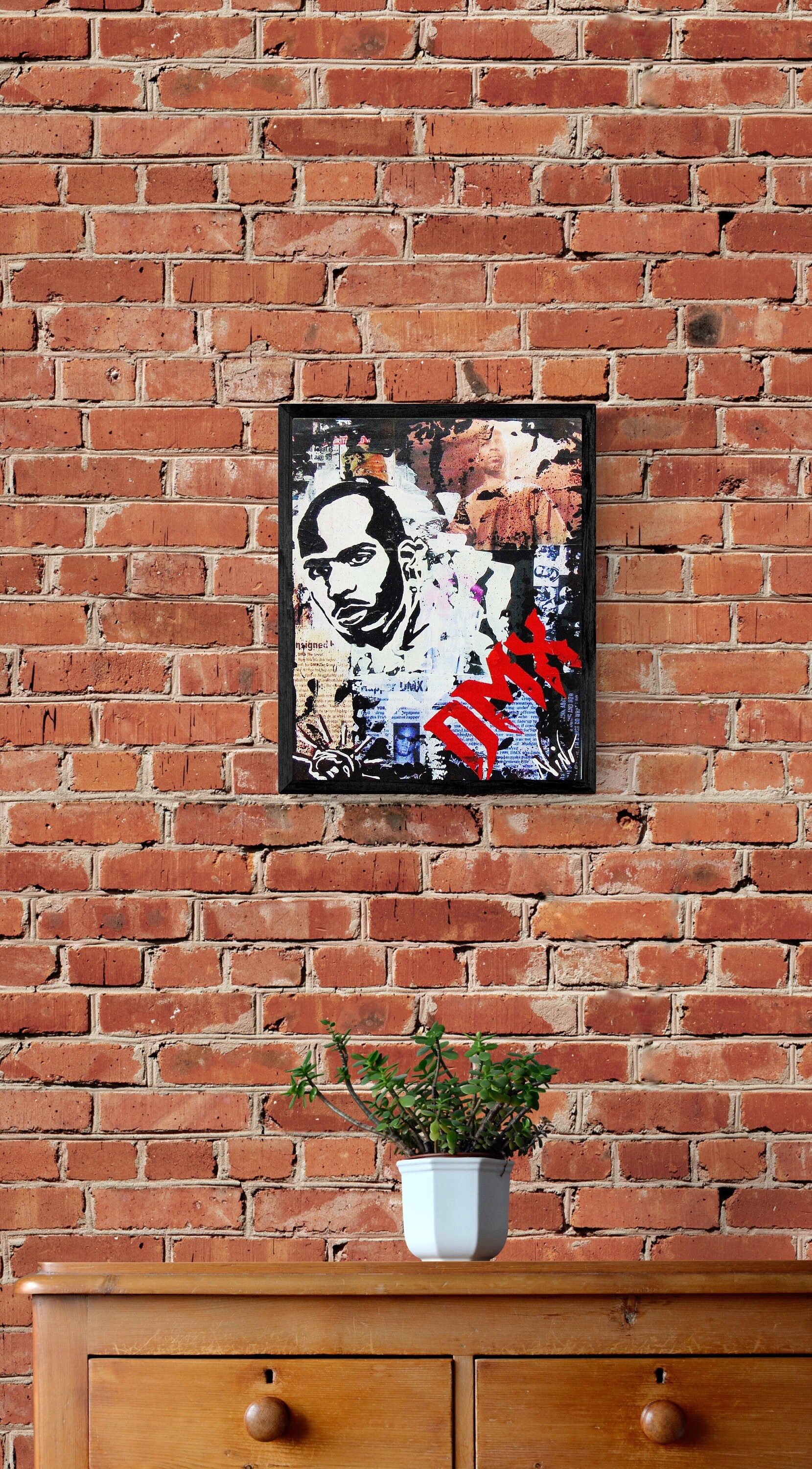 DMX Tribute Artwork/original DMX Painting/acrylic Artwork/stretched ...