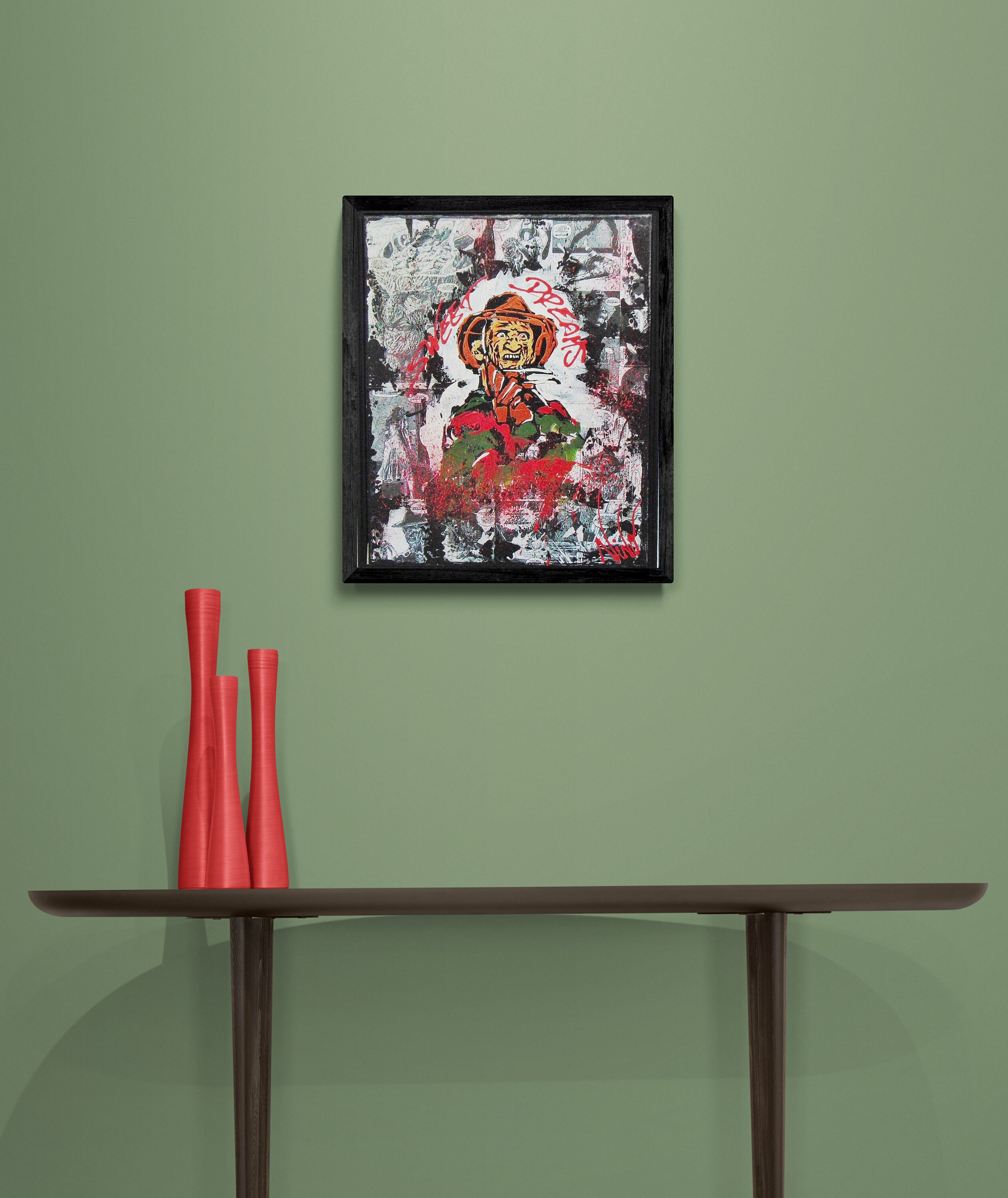 Freddy Krueger nightmare artwork/original Freddy Krueger Painting ...