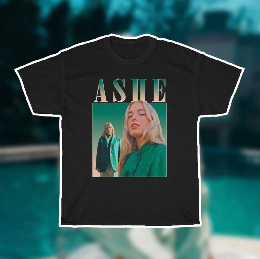 Ashe Retro Gradient Shirt Ashlyn, Unisex T-shirt Vintage Retro ...