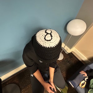 FREE CUSTOMIZATION Pool Ball Crochet Unisex Beanies - Etsy