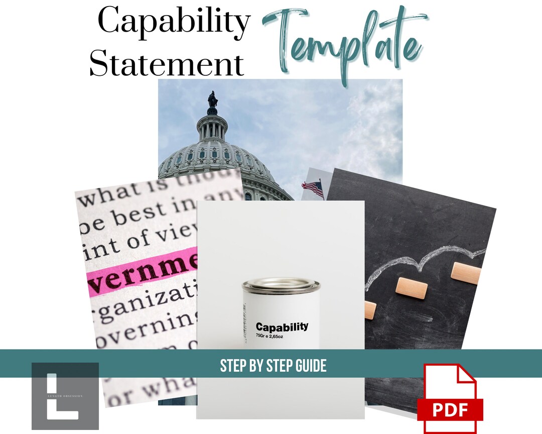 Capability Statement | Federal Government| Step by Step| PDF Guide ...