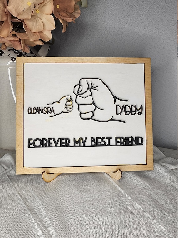 Fist Bump Father's Day Sign Dad Sign Father's Day - Etsy