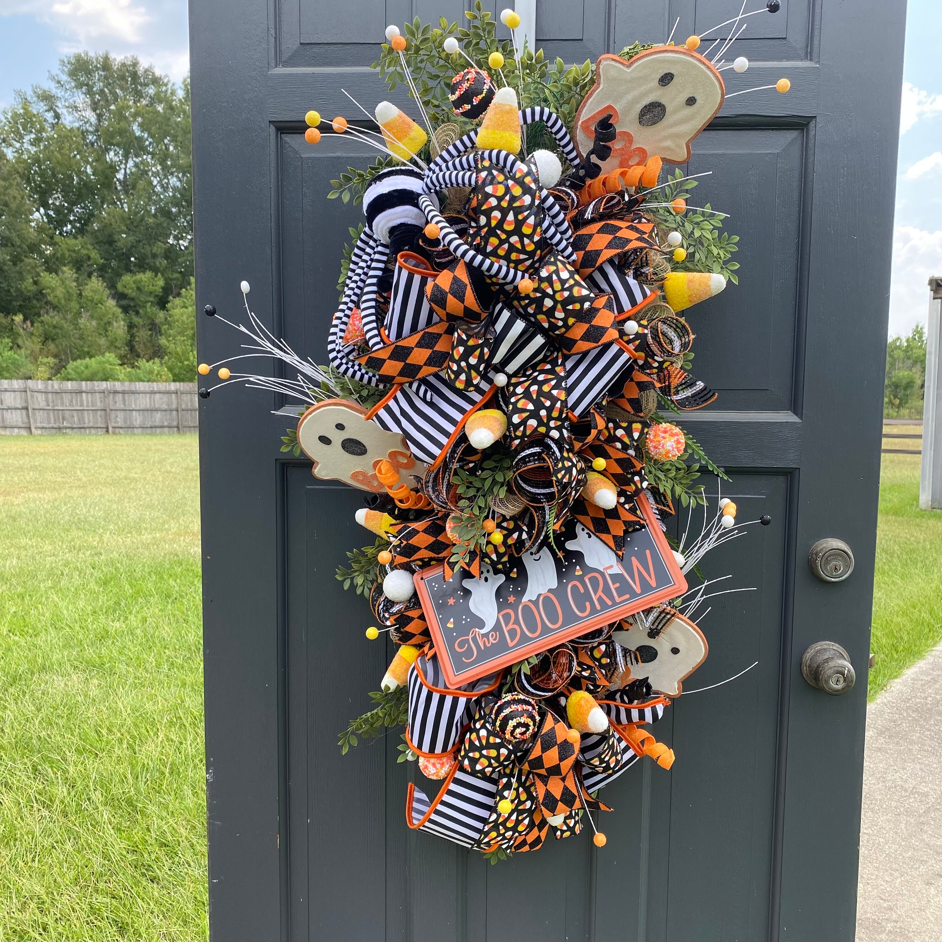 Whimsical, Ghost, Swag, Candy Corn, Spider, the Boo Crew, Black, Orange ...