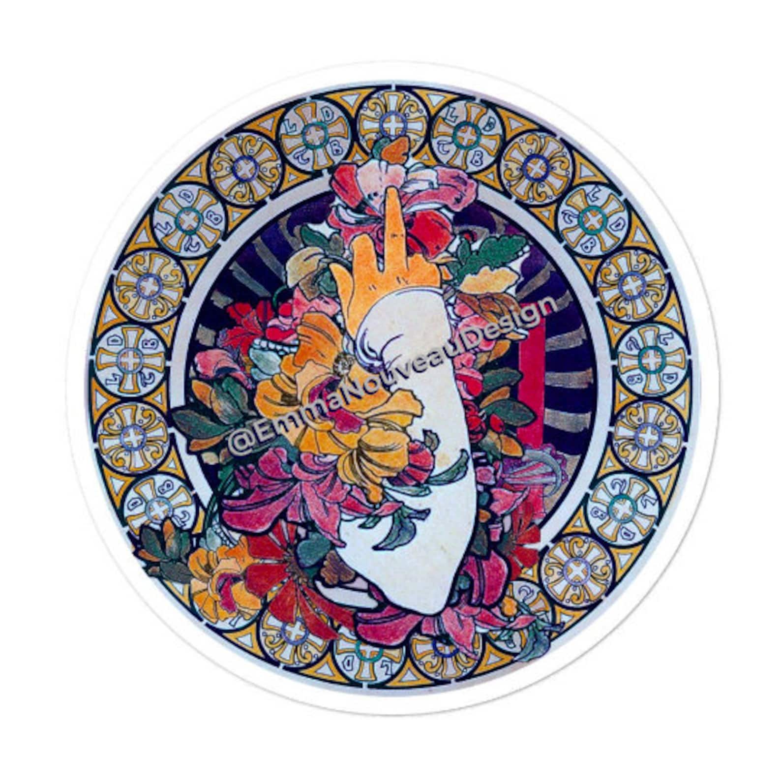 The Trappistine Bird 1897 by Alphonse Mucha Art Nouveau - Etsy