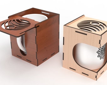 Laser Cut Cup Holder - Etsy UK
