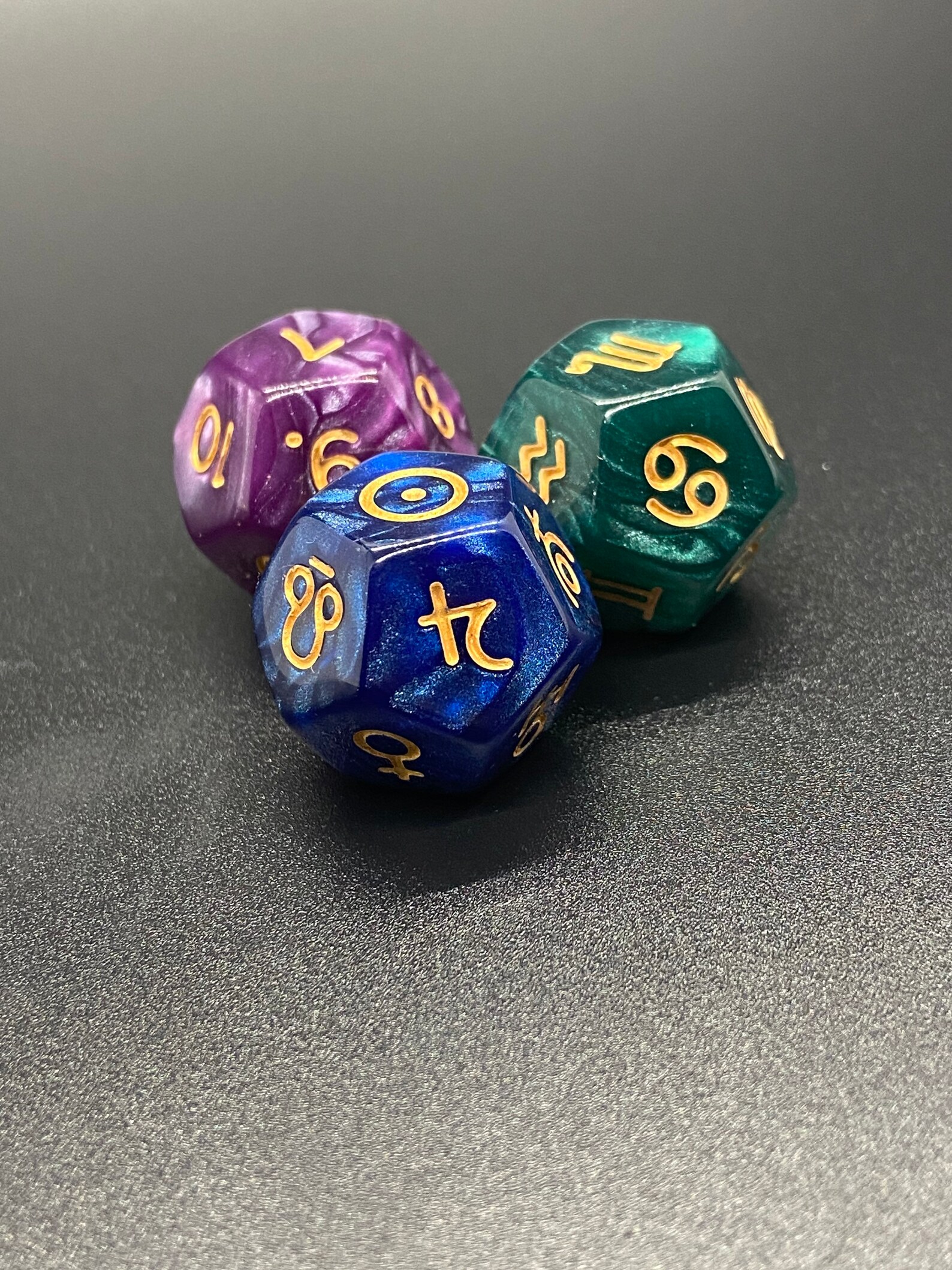 Astro Divination Dice Set | Etsy