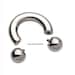 Titanium Internally Threaded Basic Big Gauge Circular Barbells 6 Gauge ...