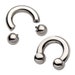 Titanium Internally Threaded Basic Big Gauge Circular Barbells 6 Gauge ...