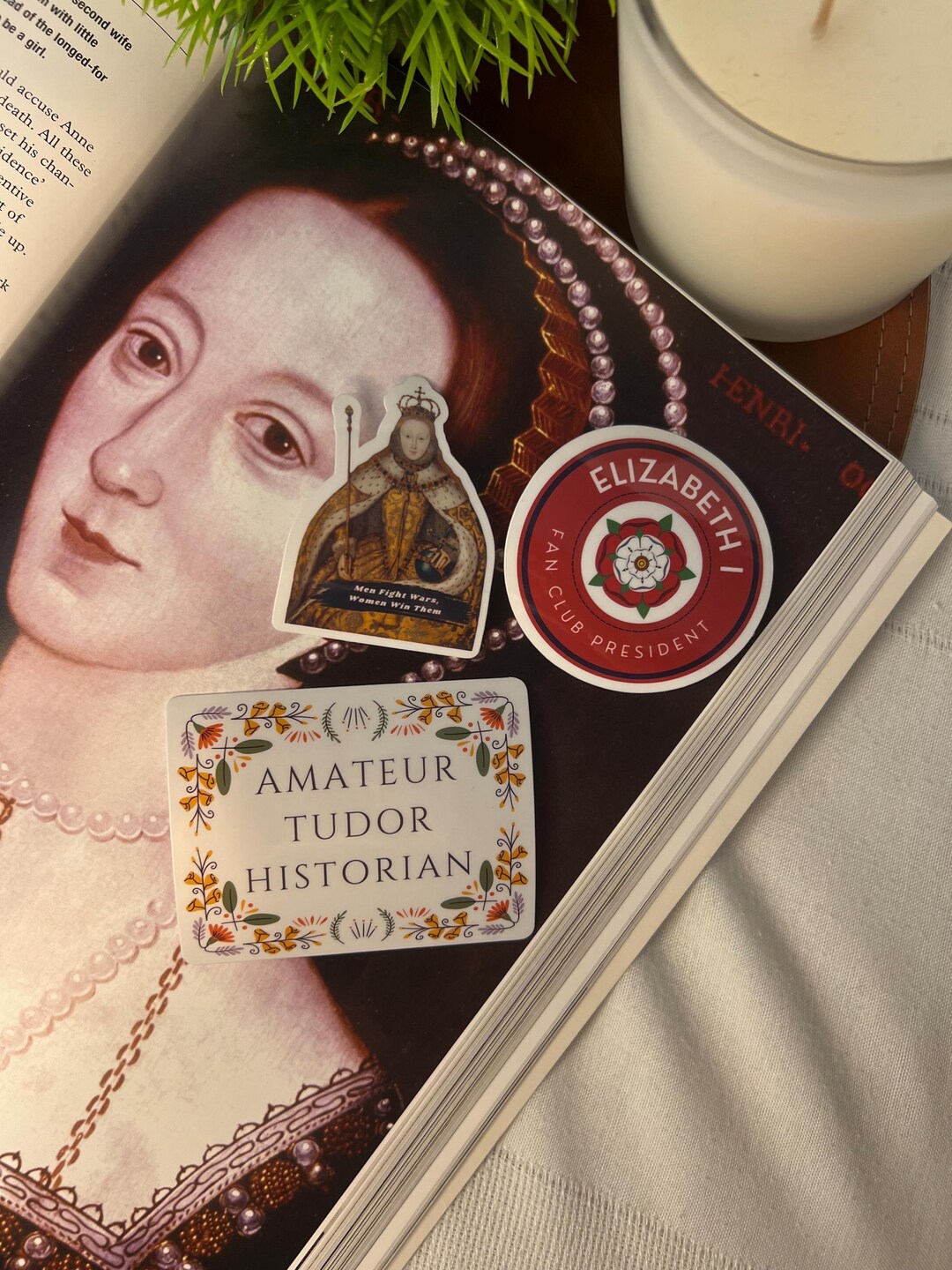 Elizabeth Tudor Sticker Variety Pack - Etsy