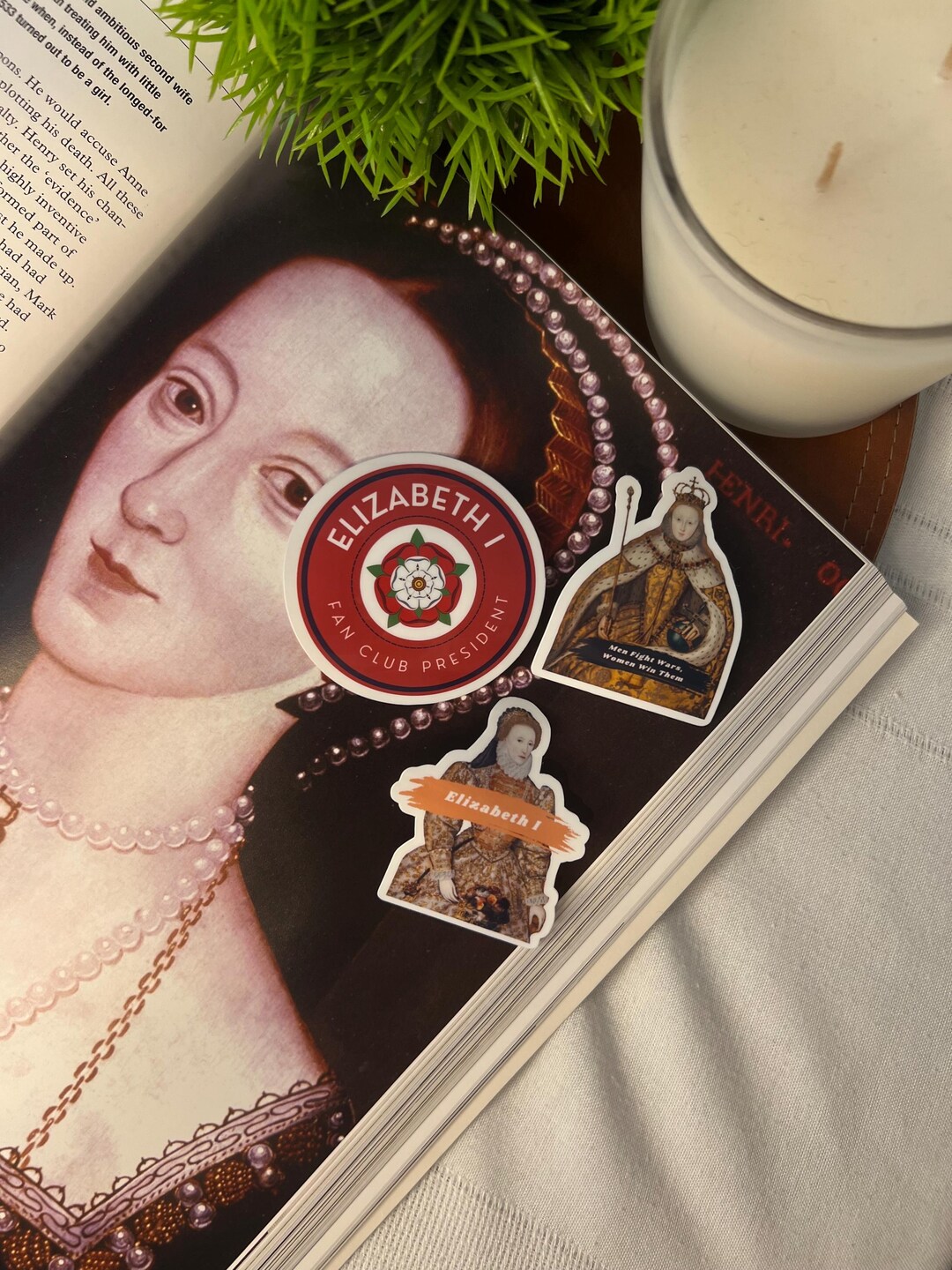 Elizabeth Tudor Sticker Variety Pack 2 - Etsy