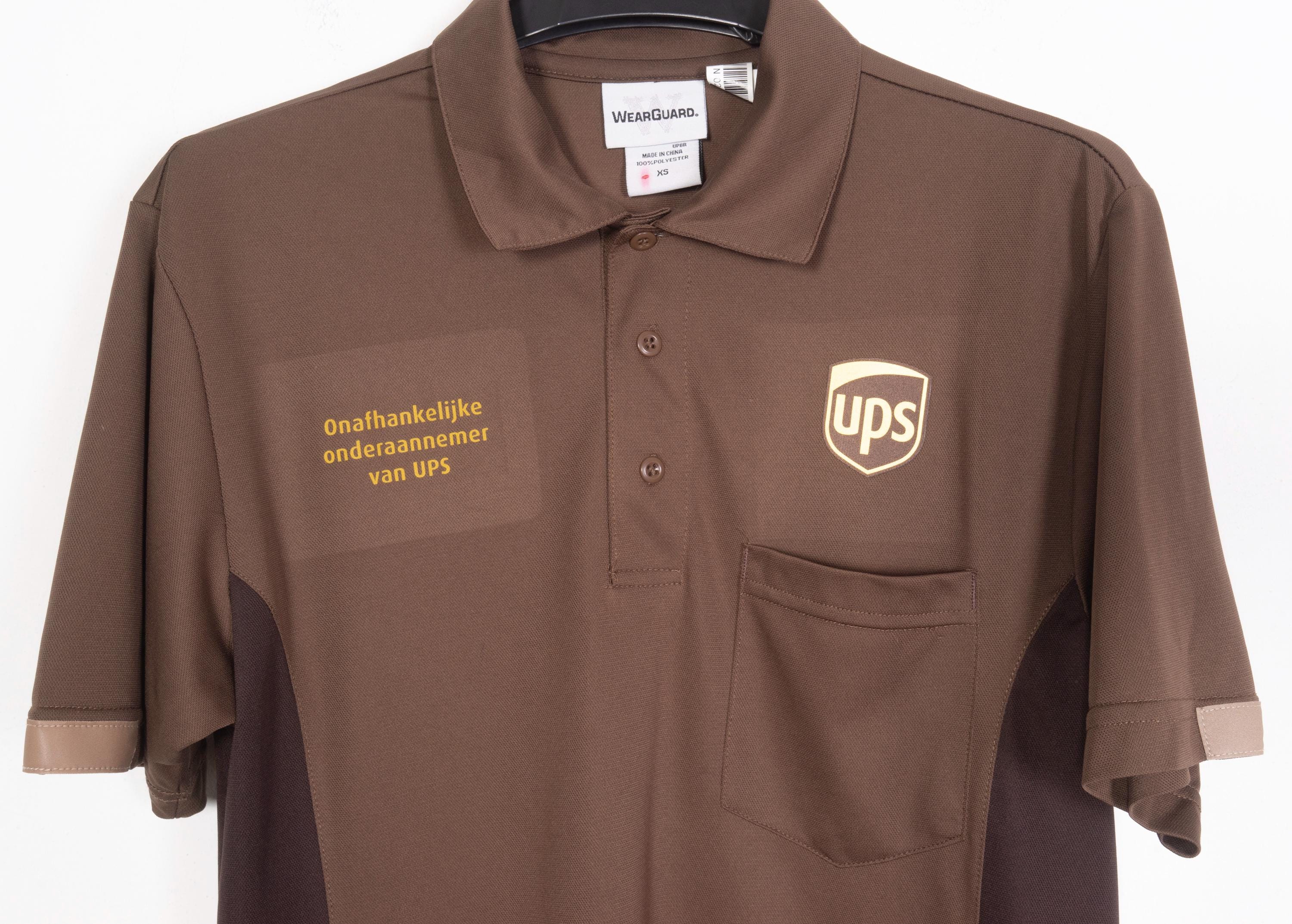 UPS Uniform Polo Shirt XS Wear Guard United Parcel Service - Etsy