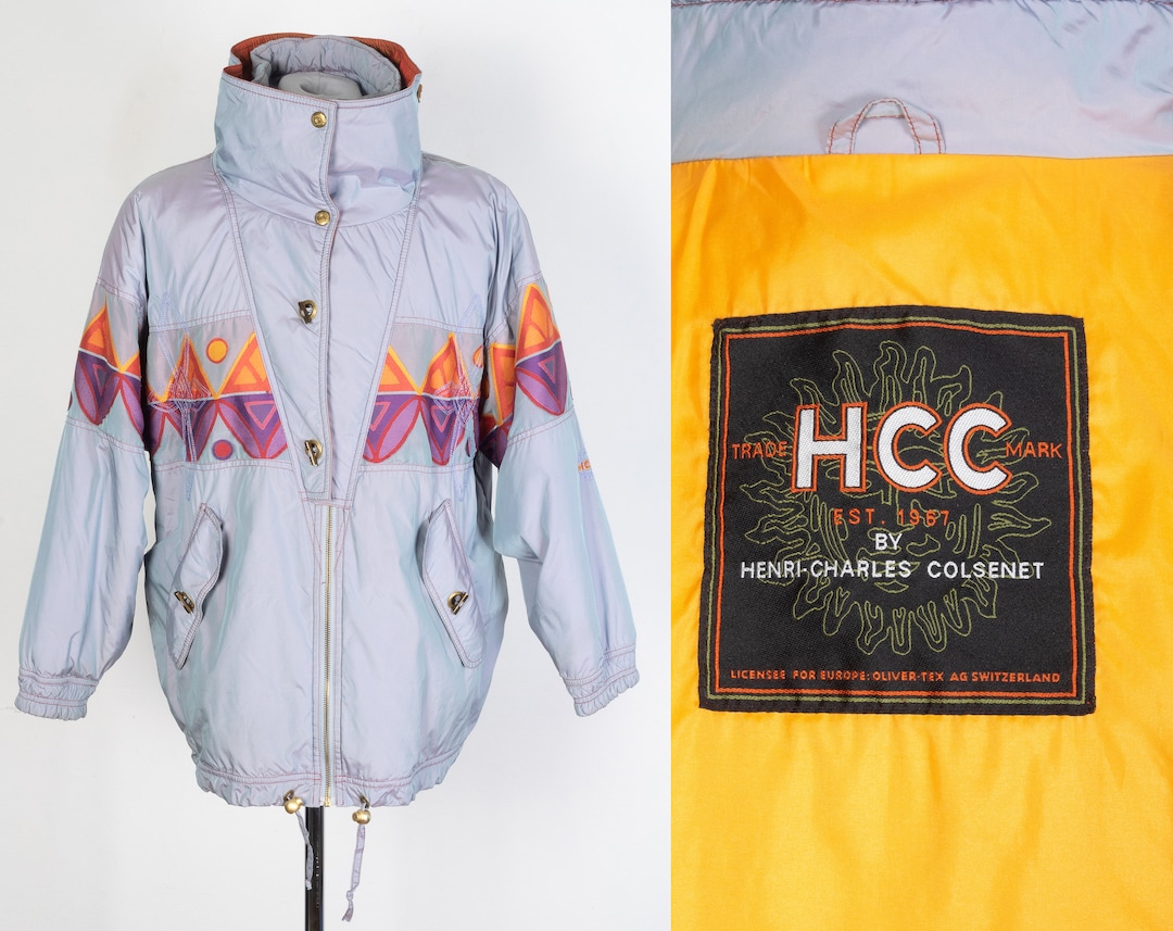 Vintage HCC Henri-charles Colsenet Snowboard Ski Jacket Men's L - Etsy
