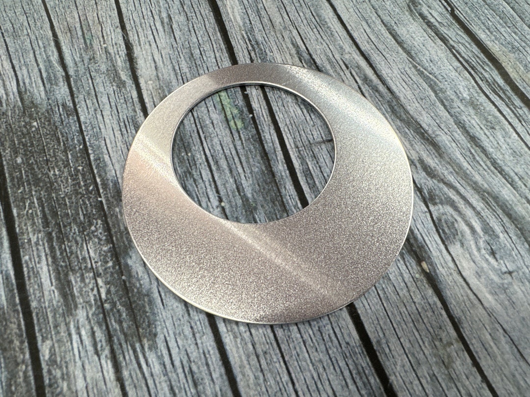 3.5" Round Blank With Offset Inner Cutout – 14ga Aluminum - 10 Pack ...