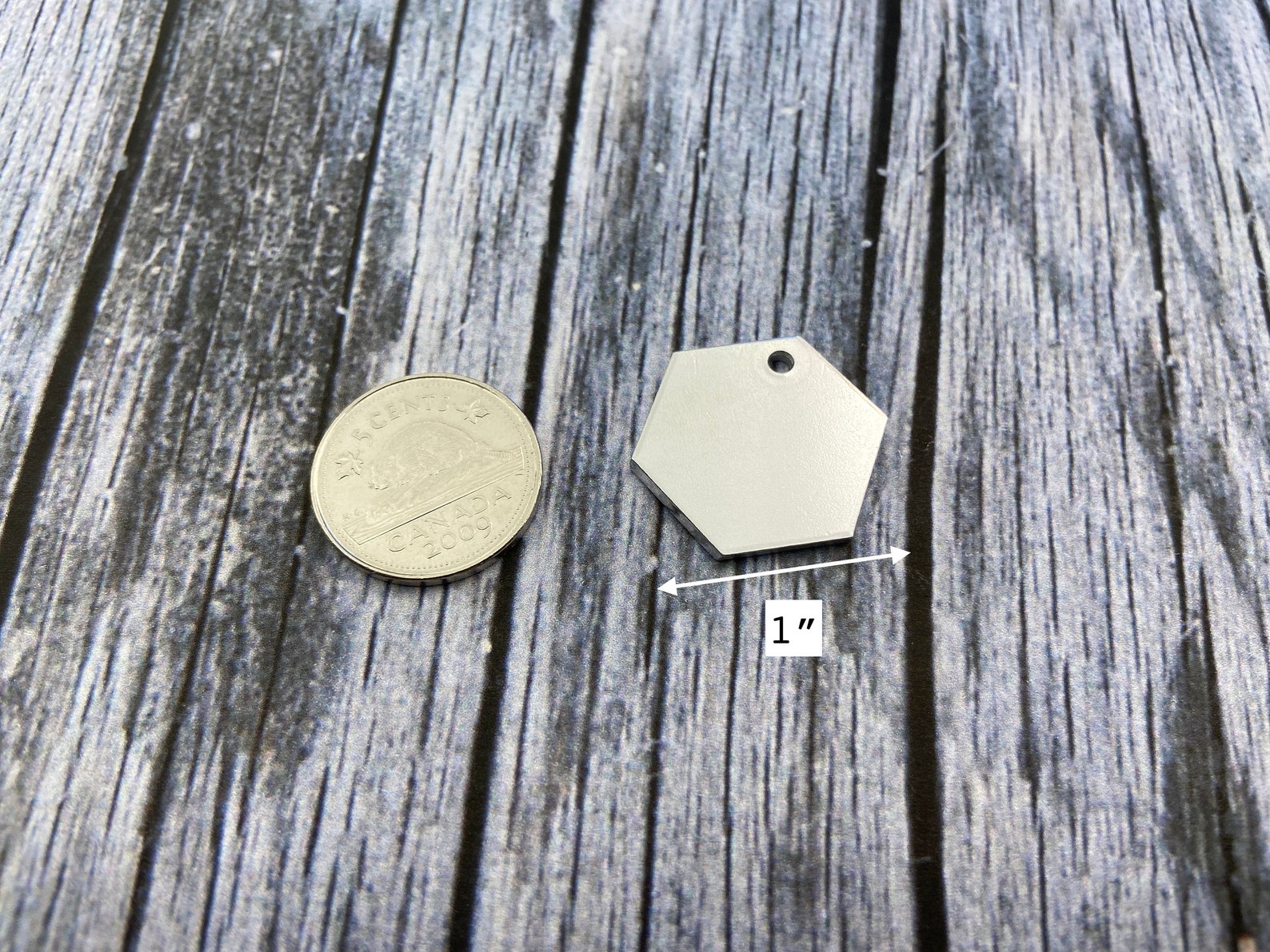 25 Pack 1 Hexagon Blank 14GA Aluminum Stamping Blanks - Etsy