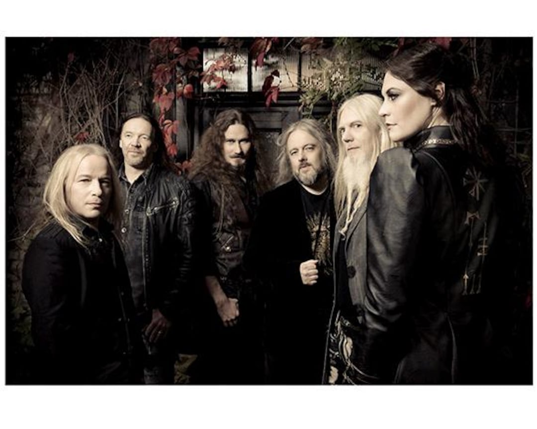 NIGHTWISH Photo Print Signed by Photographer, Symphonic Metal Band Goth ...