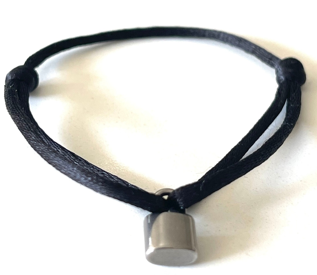 Handmade Nylon Bracelet W Stainless Steel Padlock Charm BTS Inspired Taehyung Yoongi Hobi Bracelet Adjustable Bracelet Etsy