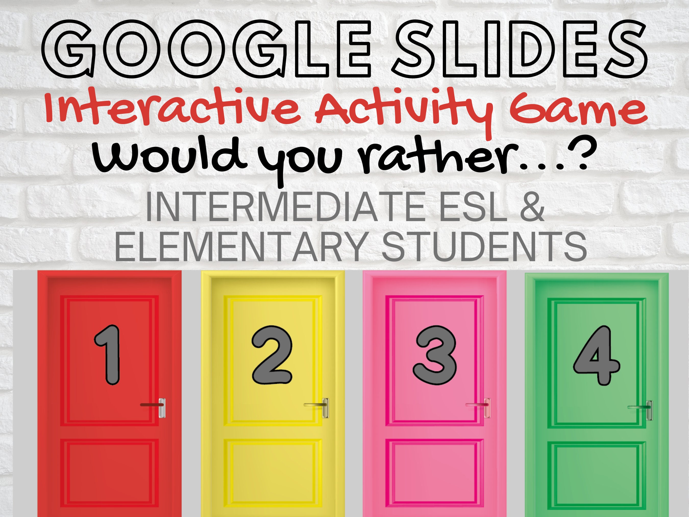 Google Slides Interactive Activity Game Would You Etsy