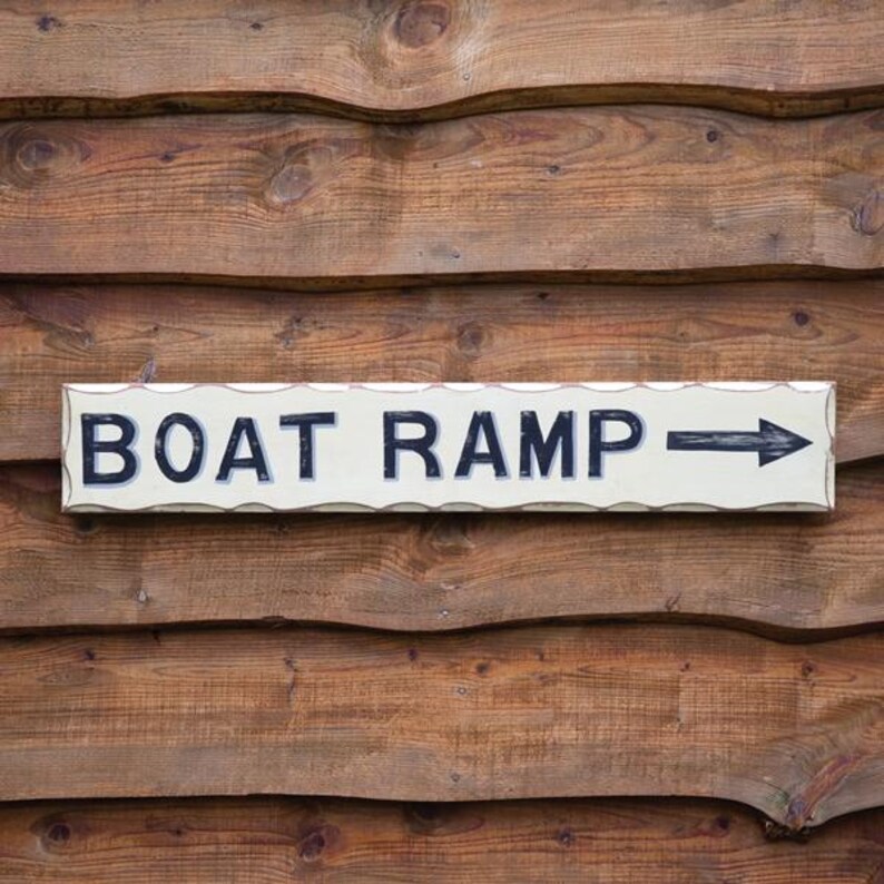 Boat Ramp Sign - Etsy