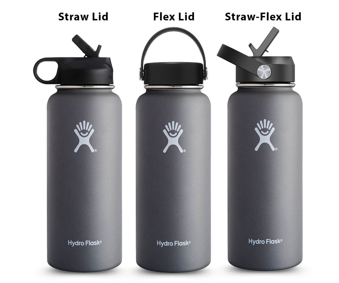 Hydro Flask Grey 1.0 Design 32oz and 40oz Laser Engraved - Etsy