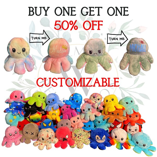 Octopus Plush - Etsy